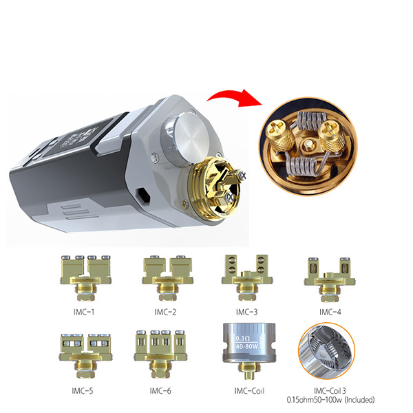 IJOY RDTA Box Triple 240W Kit with Built-in Tank