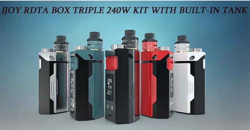 IJOY RDTA Box Triple 240W Kit with Built-in Tank