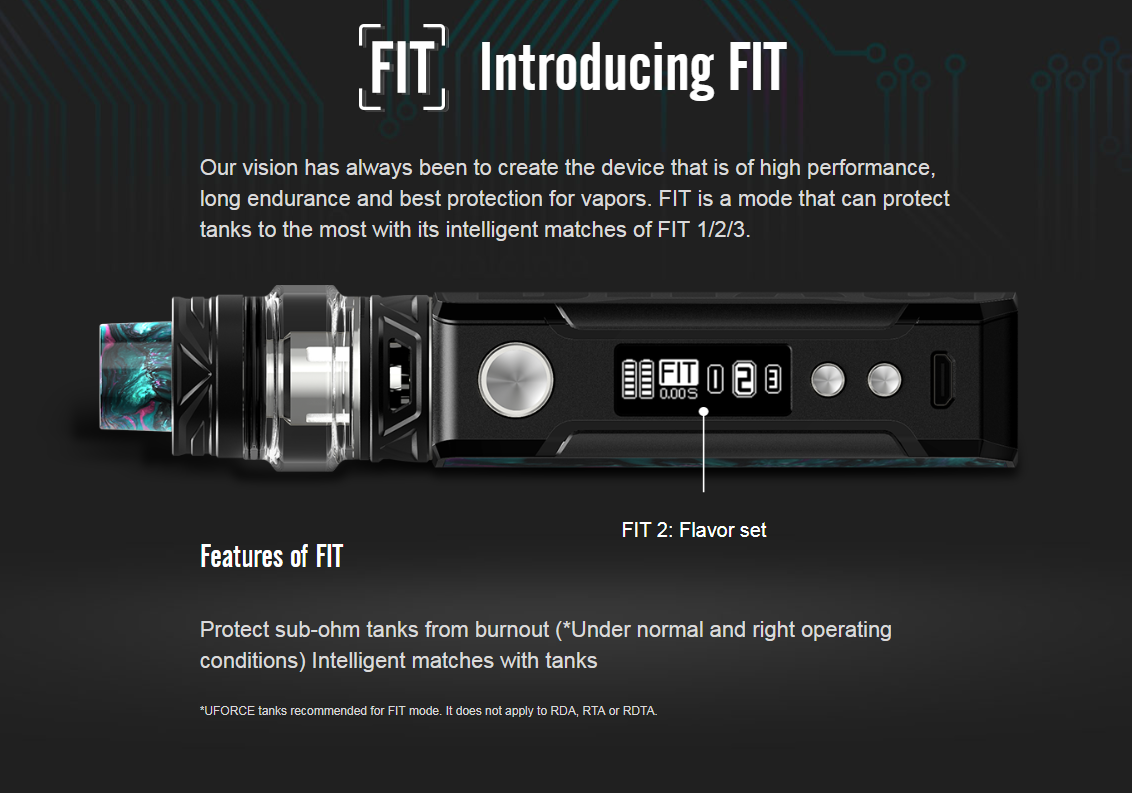 Preview:Voopoo Drag 2 Kit With Uforce T2 Tank